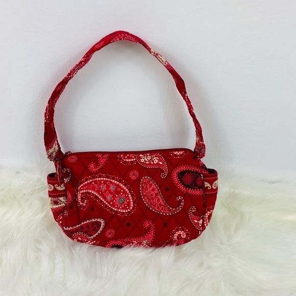 Vera Bradley | Bags | Vera Bradley Mesa Paisley Red Bag | Poshmark